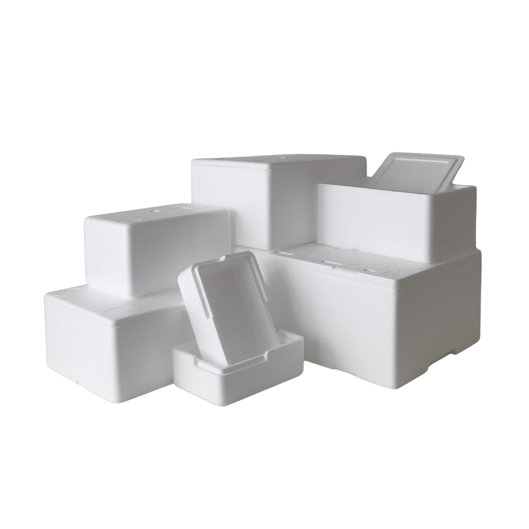 Polystyrene boxes Samples Pack – 6 Sizes – Poly Boxes